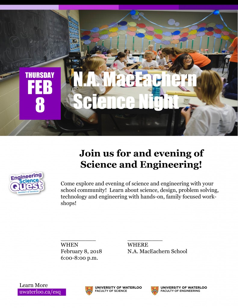 NA MacEachern Science Night (N A MacEachern Public School)